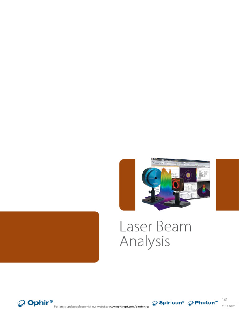 Beam Profilers CatalogOphir | PDF