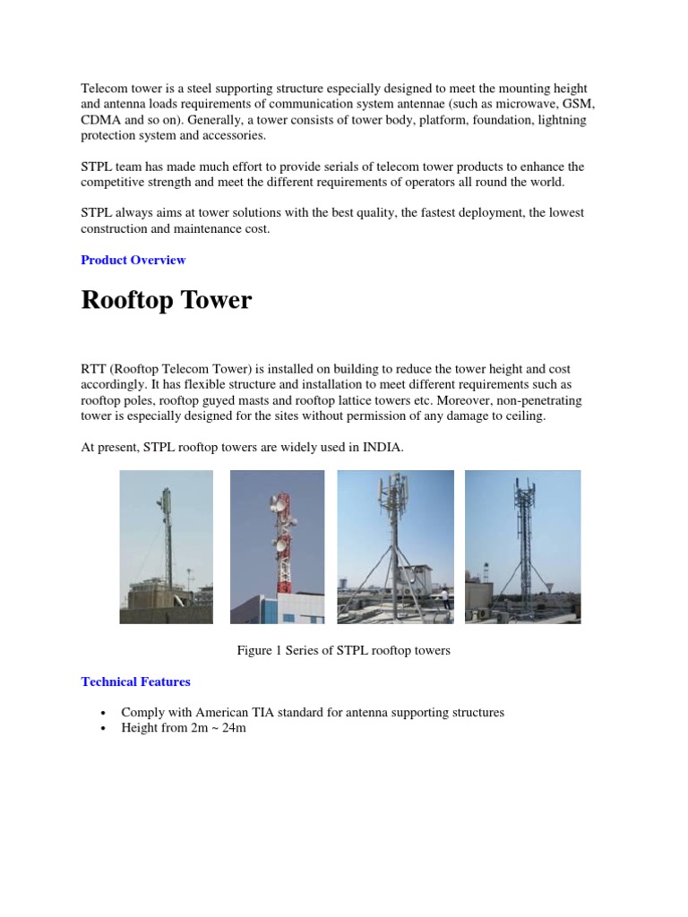Rooftop Tower | PDF