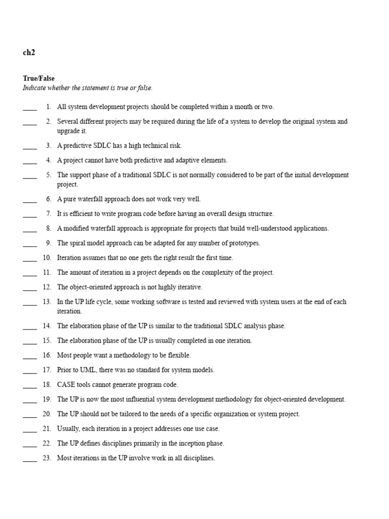 CH 2 | PDF | Software Development Process | Use Case