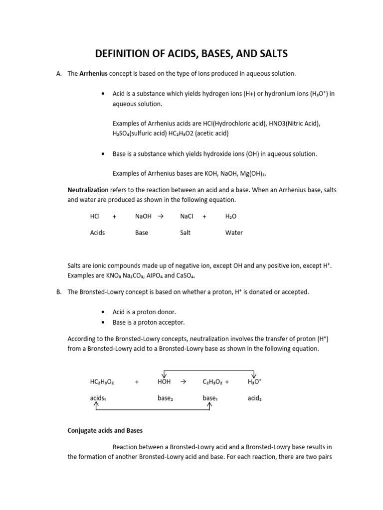 Acids and Bases Buffer | PDF