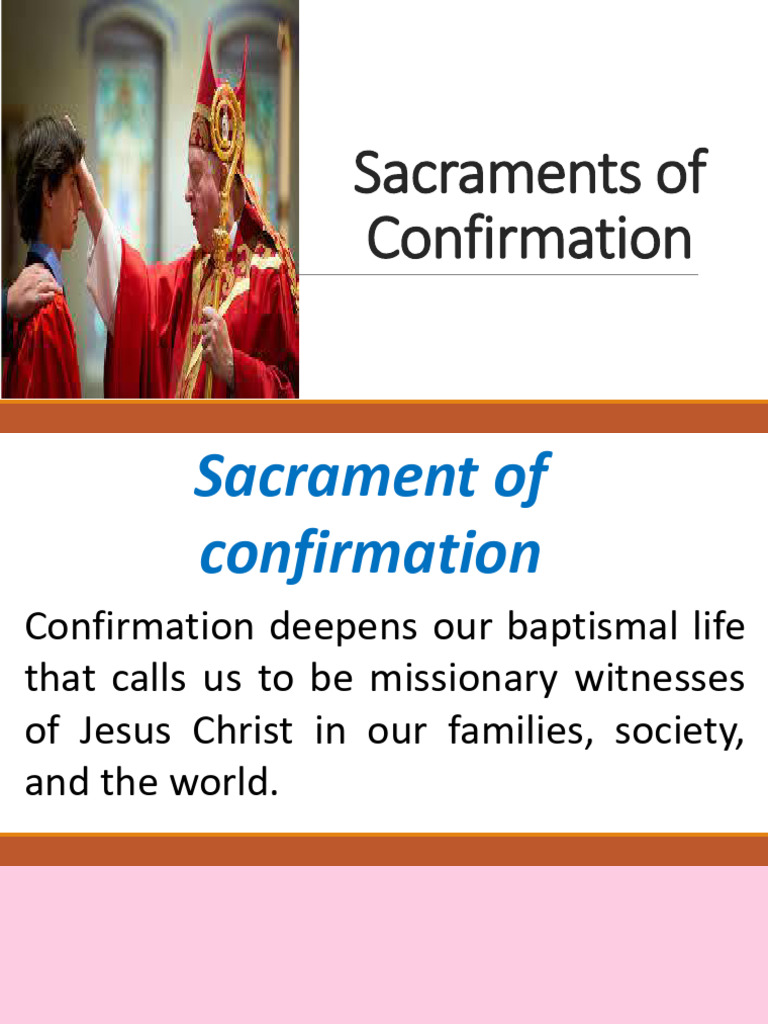 Q1 ReED 2 SACRAMENT OF CONFIRMATION EUCHARIST | PDF | Philosophy