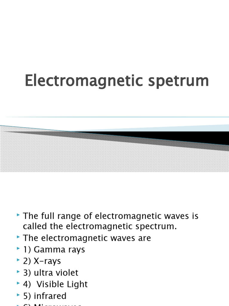 Electromagnetic Spectrum Overview | PDF