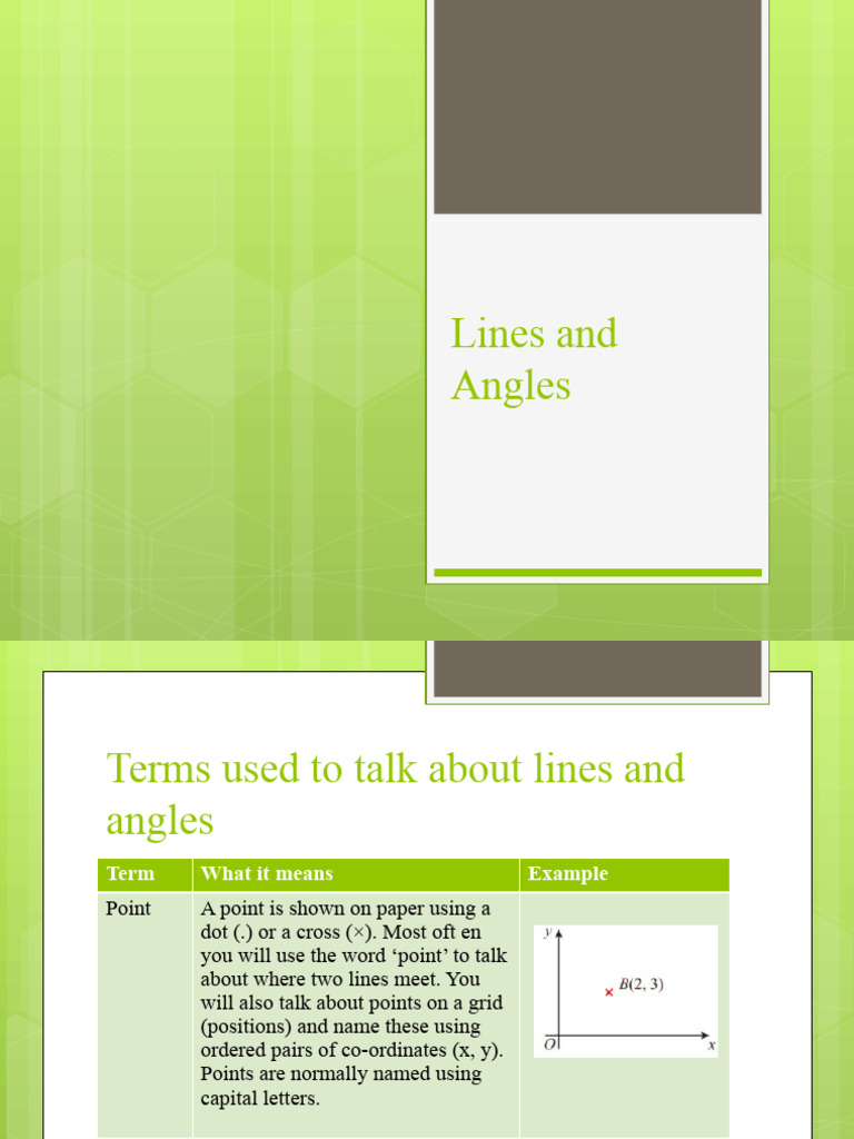 Lines and Angles | PDF