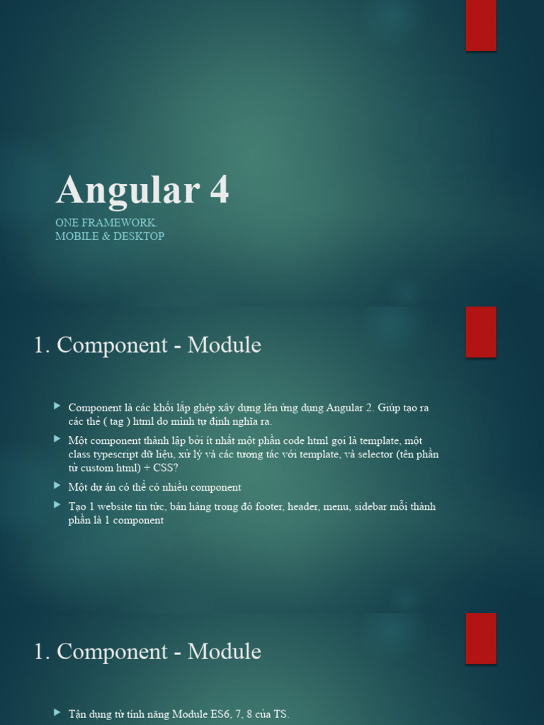 Slide Angular4 1 | PDF