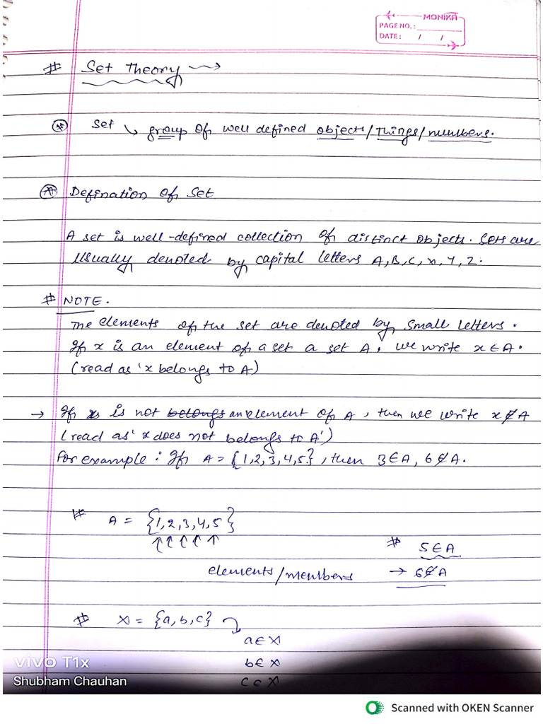 Set Theory | PDF