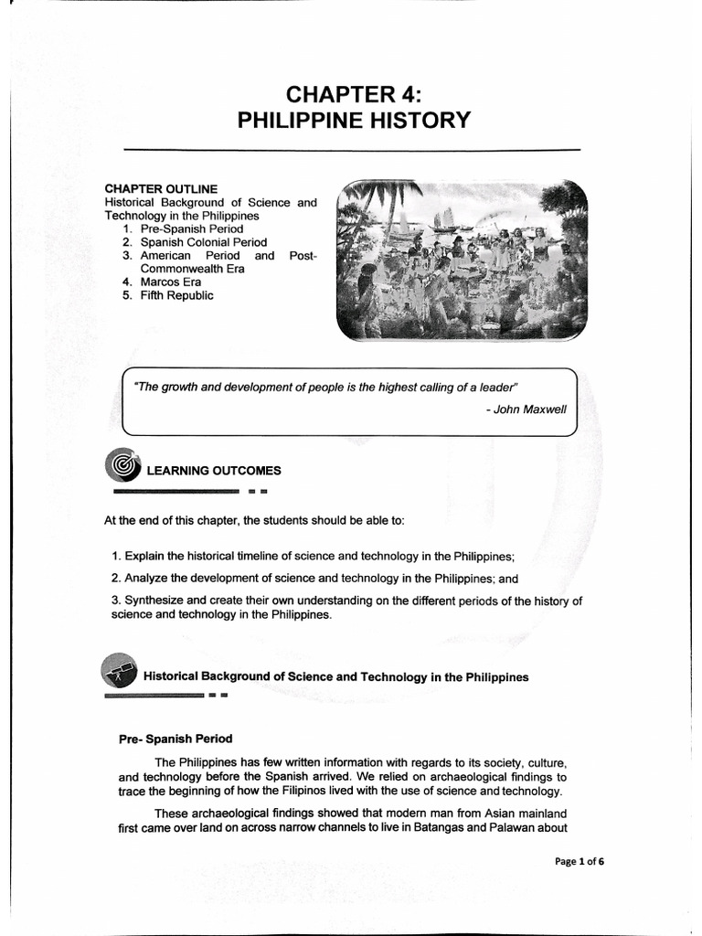 Chapter 4 Philippine History Scanned | PDF