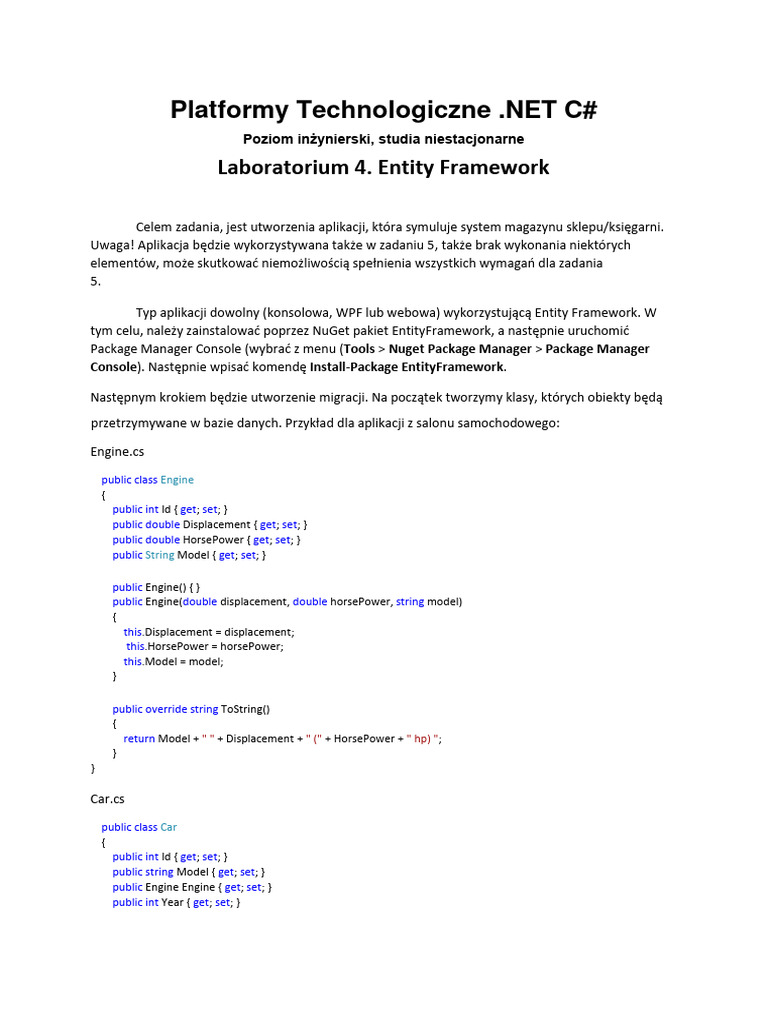 Laboratorium NR 4 | PDF