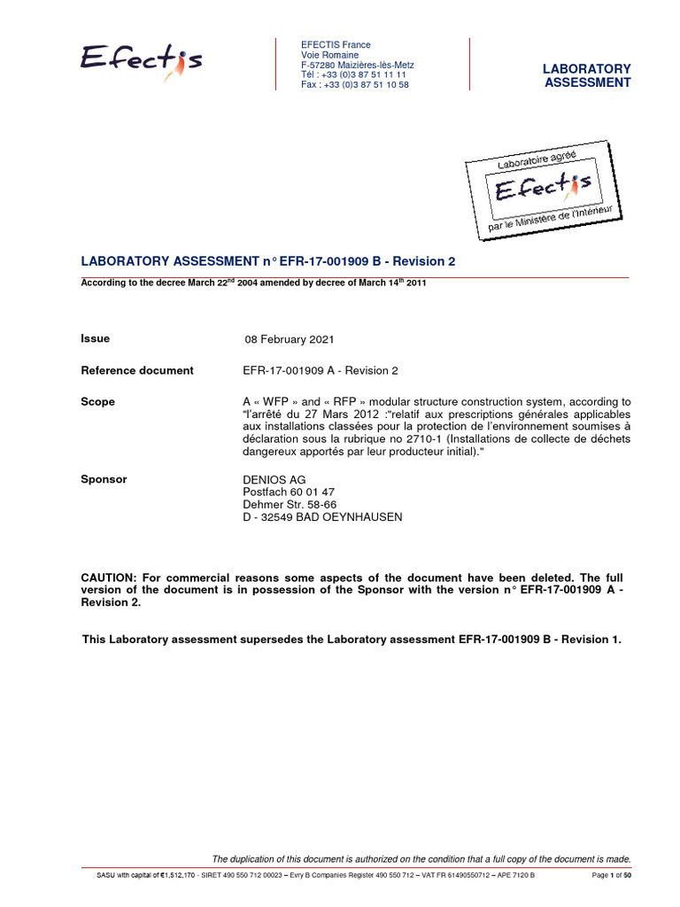 1.1 - EFR-17-001909B-Revision2 APL - EN | PDF | Adhesive | Welding