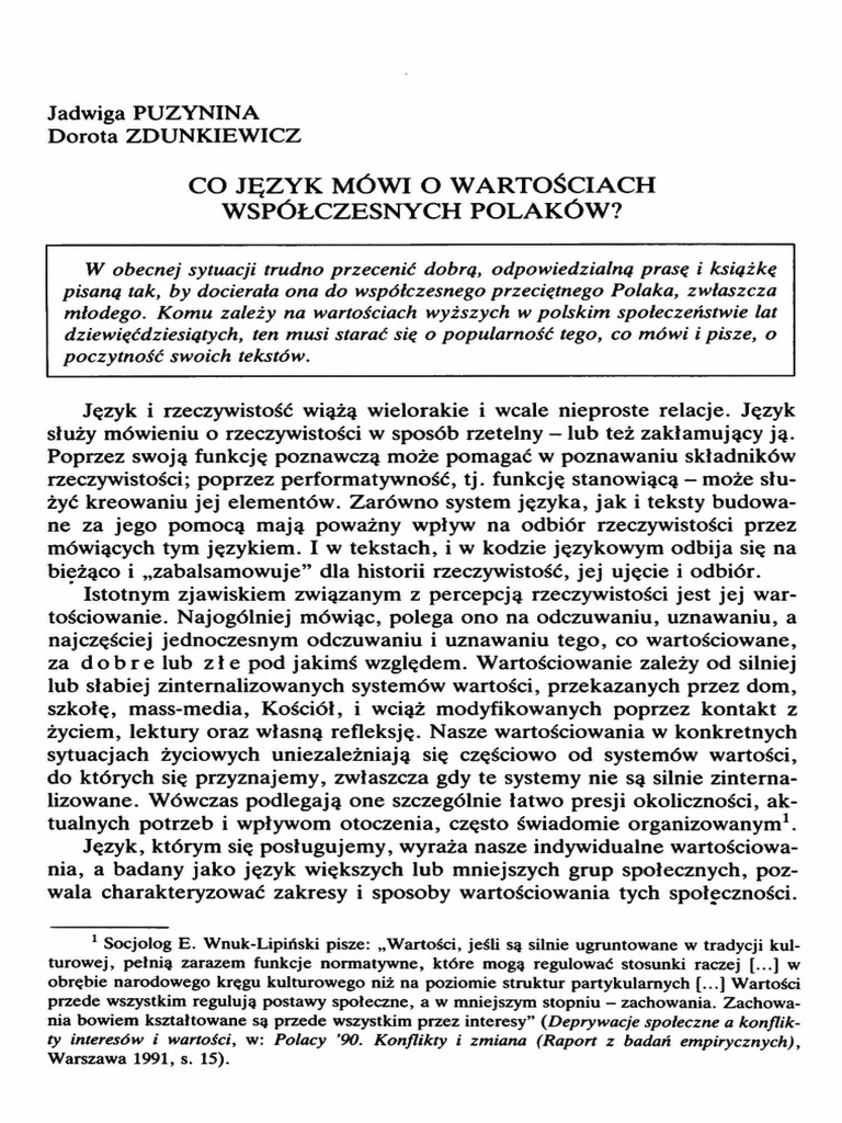 Co Jezyk | PDF