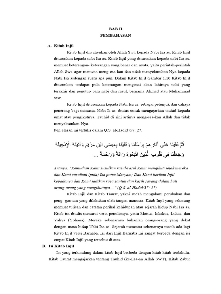 Makalah Injil | PDF | Ilmu Sosial | Sejarah