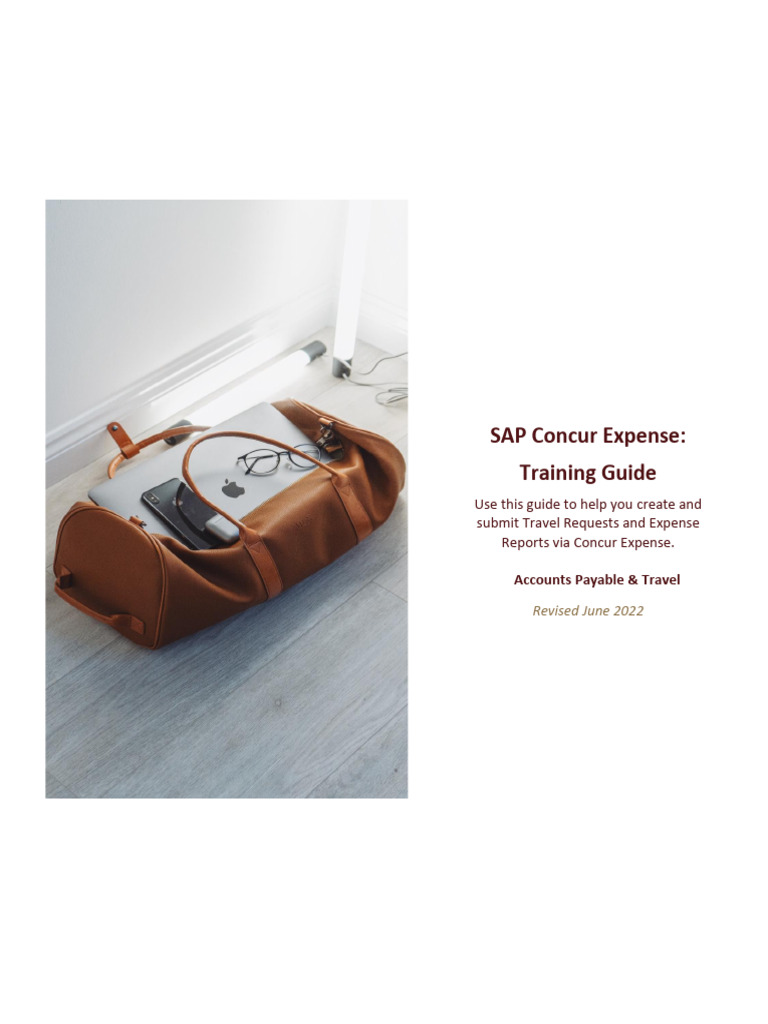 SAP Concur | PDF | Per Diem | Credit Card
