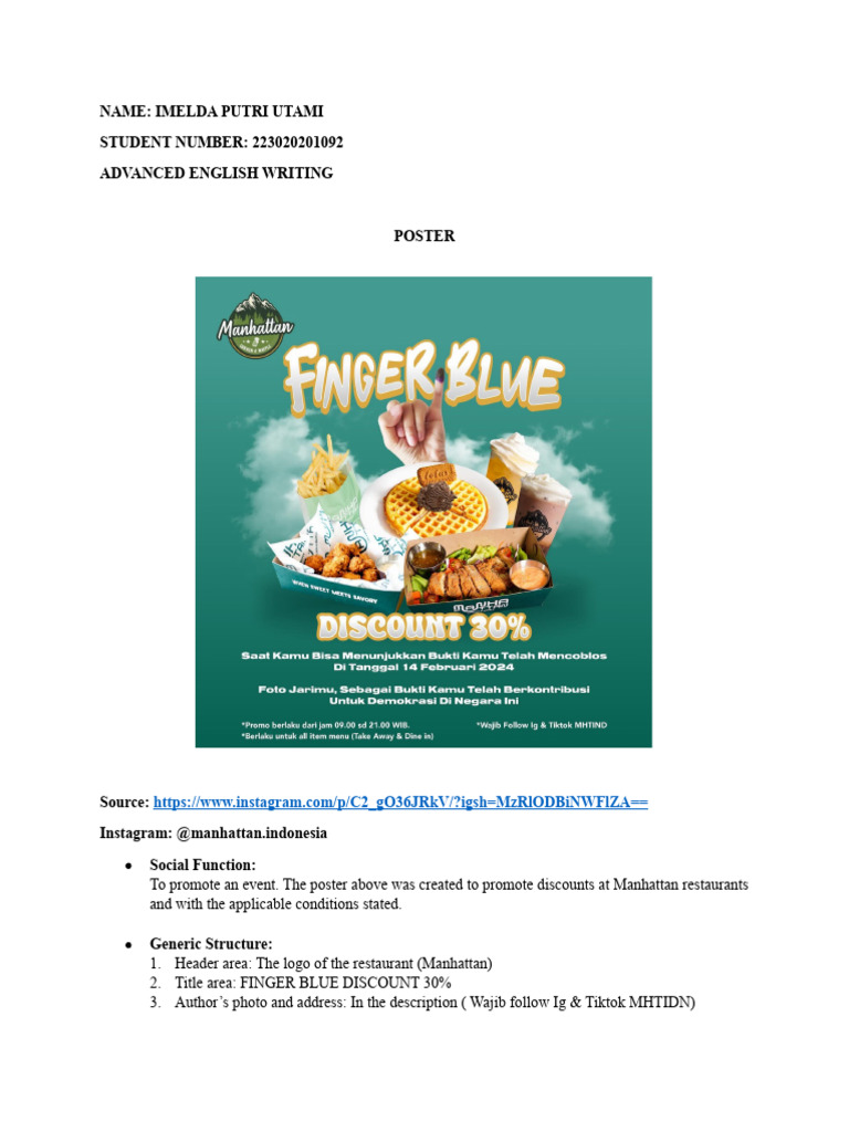 Imelda Putri Utami - Poster Individual | PDF | Career & Growth