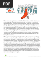 Printable Little Red Riding Hood Story With Pictures PDF | PDF | Little ...