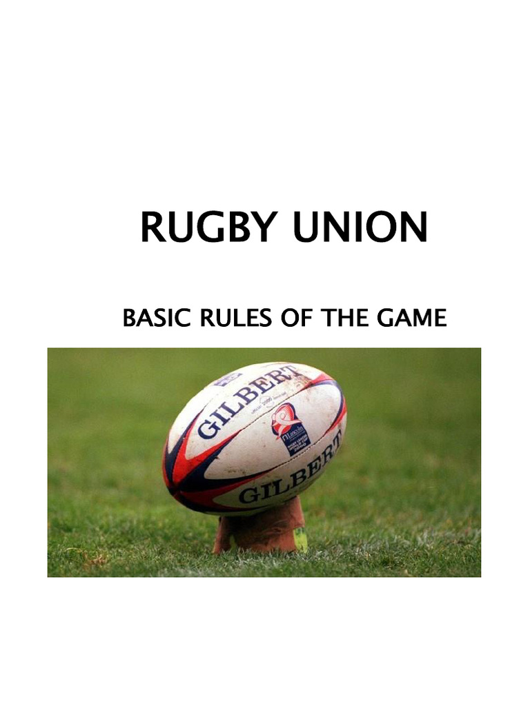Basic Rugby Union Rules Explained | PDF | Rugby Union | Ball Games