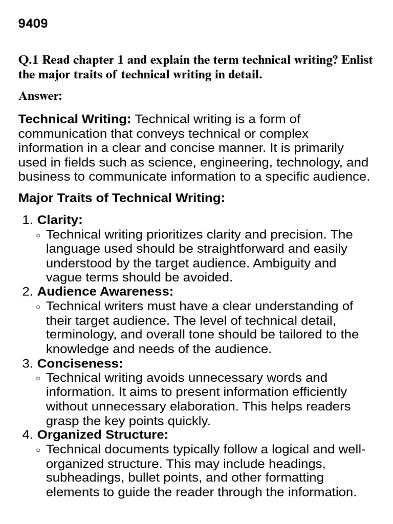 Traits and Structure of Technical Memos | PDF | Memorandum | Information