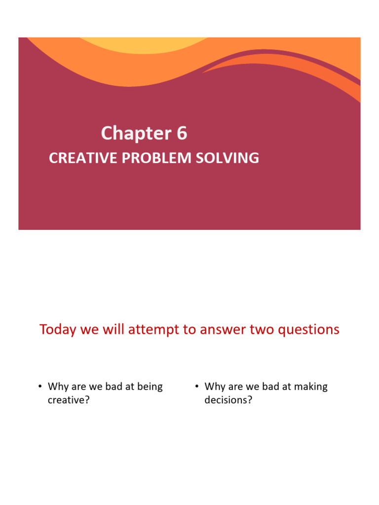 W10 - CPS Seminar | PDF | Thought | Creativity
