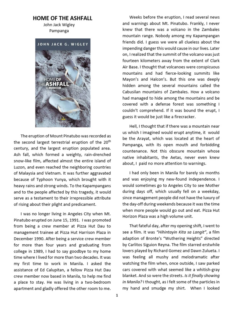 Home of The Ashfall | PDF