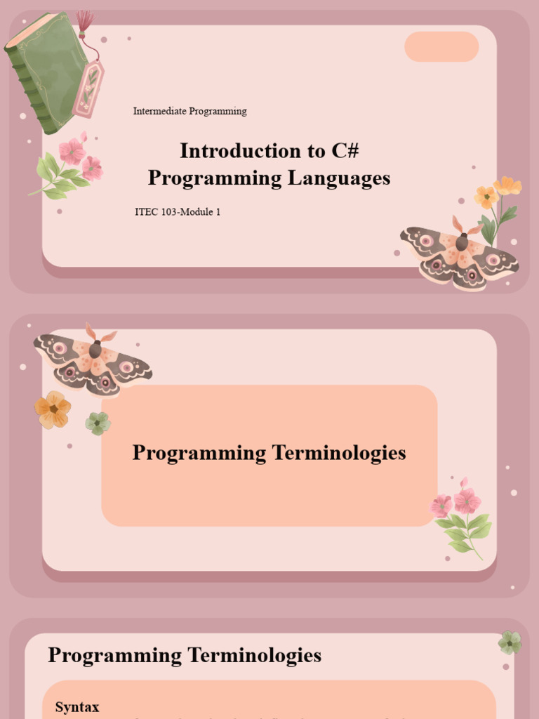 ITEC 103 Lecture 1 | PDF