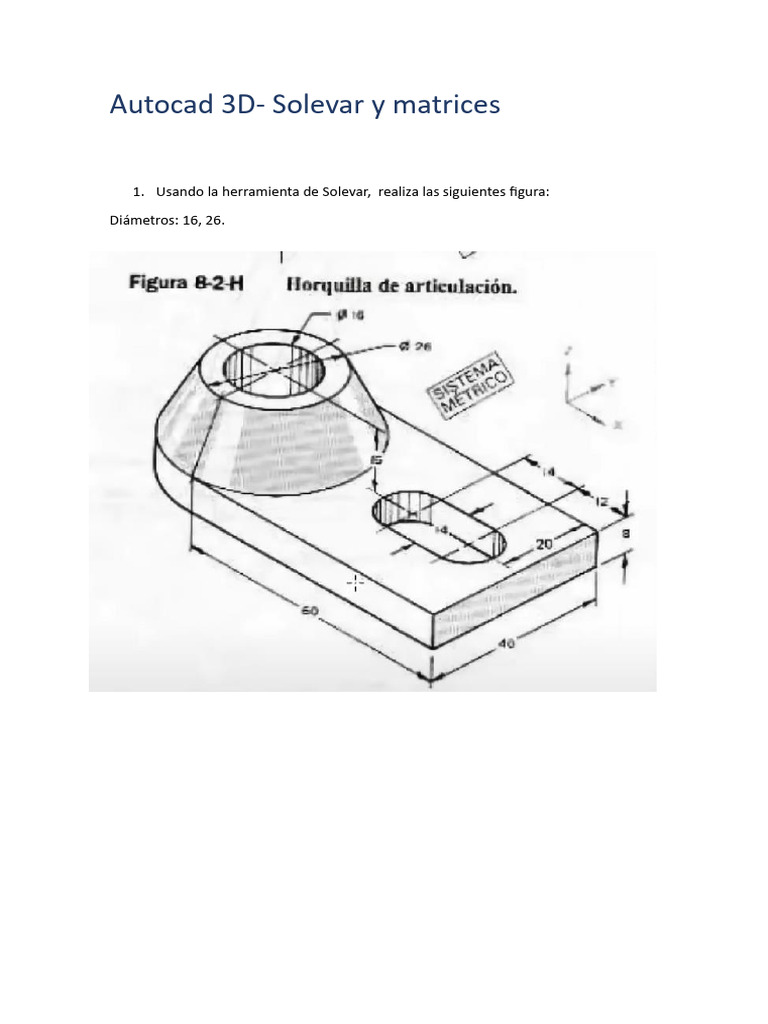 Autocad3D - Solevar y Matriz Polar | PDF | Informática
