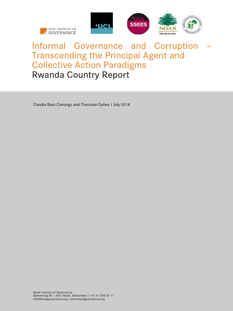 Rwanda - InformalGovernance.Country Report | PDF | Rwandan Genocide ...