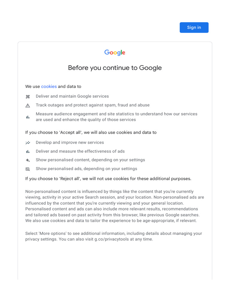 Google Cookies and Data Usage Guide | PDF