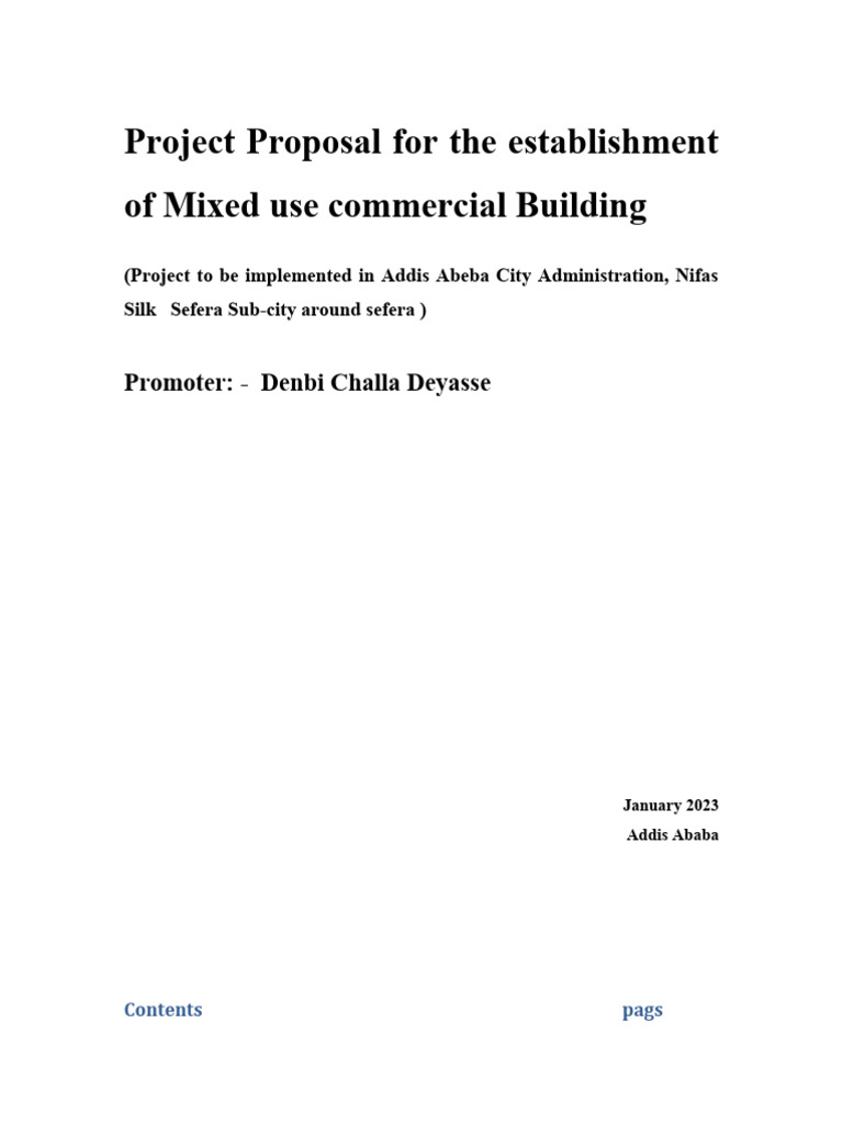 Project - Proposal Mixed Finale | PDF