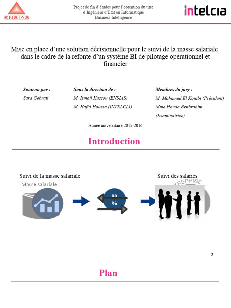 Présentation PFE FINAL | PDF | Informatique décisionnelle | Business