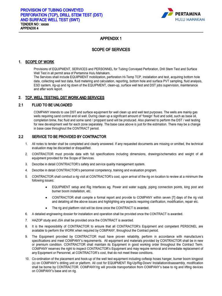 Sow TCP DST SWT 2023 - 2025 R0 | PDF | Pipe (Fluid Conveyance ...