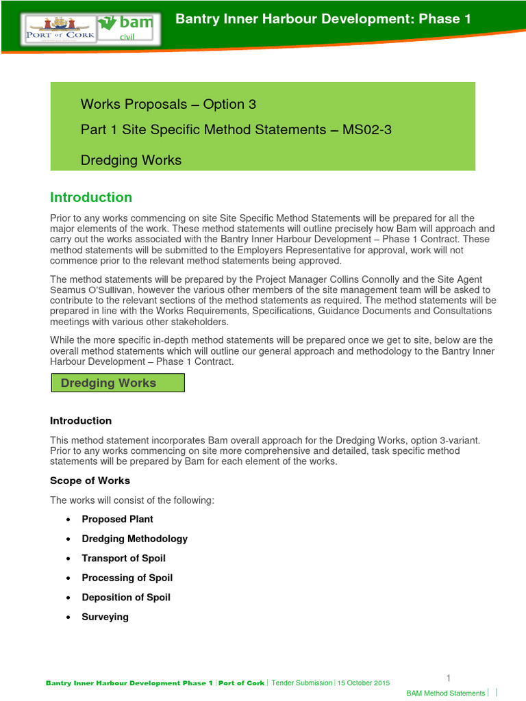 Reclamation Work Overview | PDF