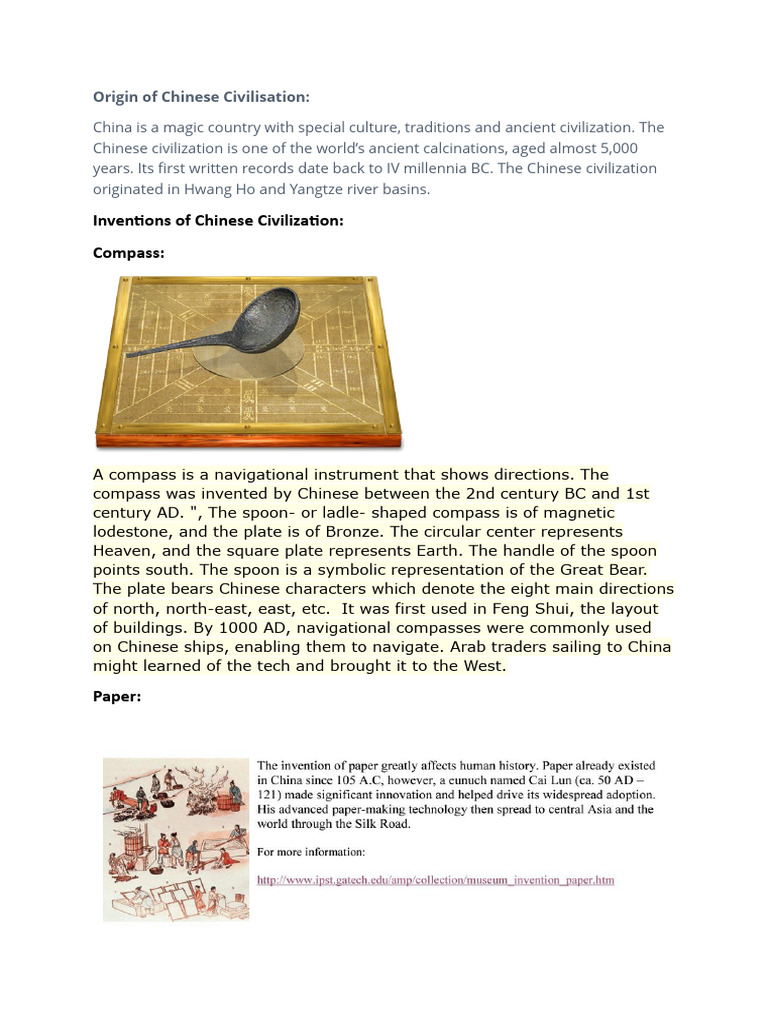 Chinese Civilisation | PDF | Social Science
