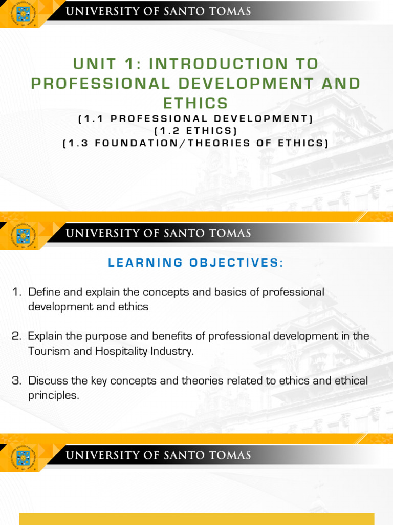 Unit 1 Introduction To Professional Development and Ethics | PDF