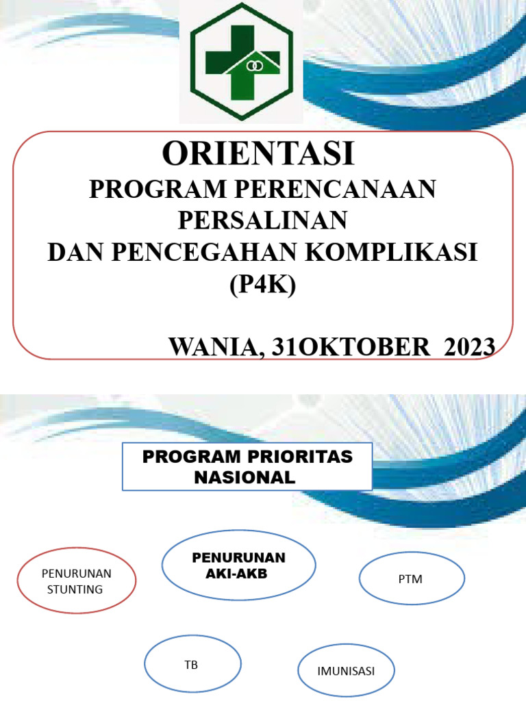 Orientasi P4K Okt 2023 | PDF