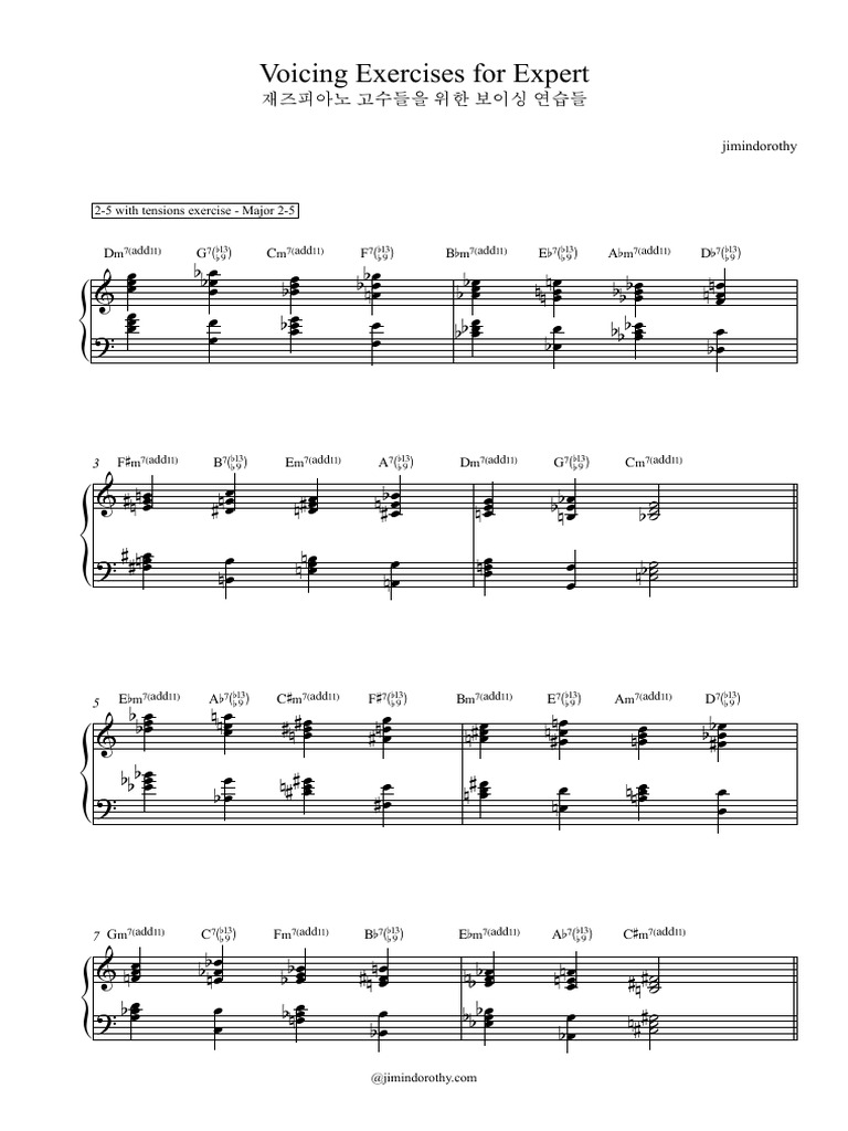 5 Voicing Exercise For Expert | PDF