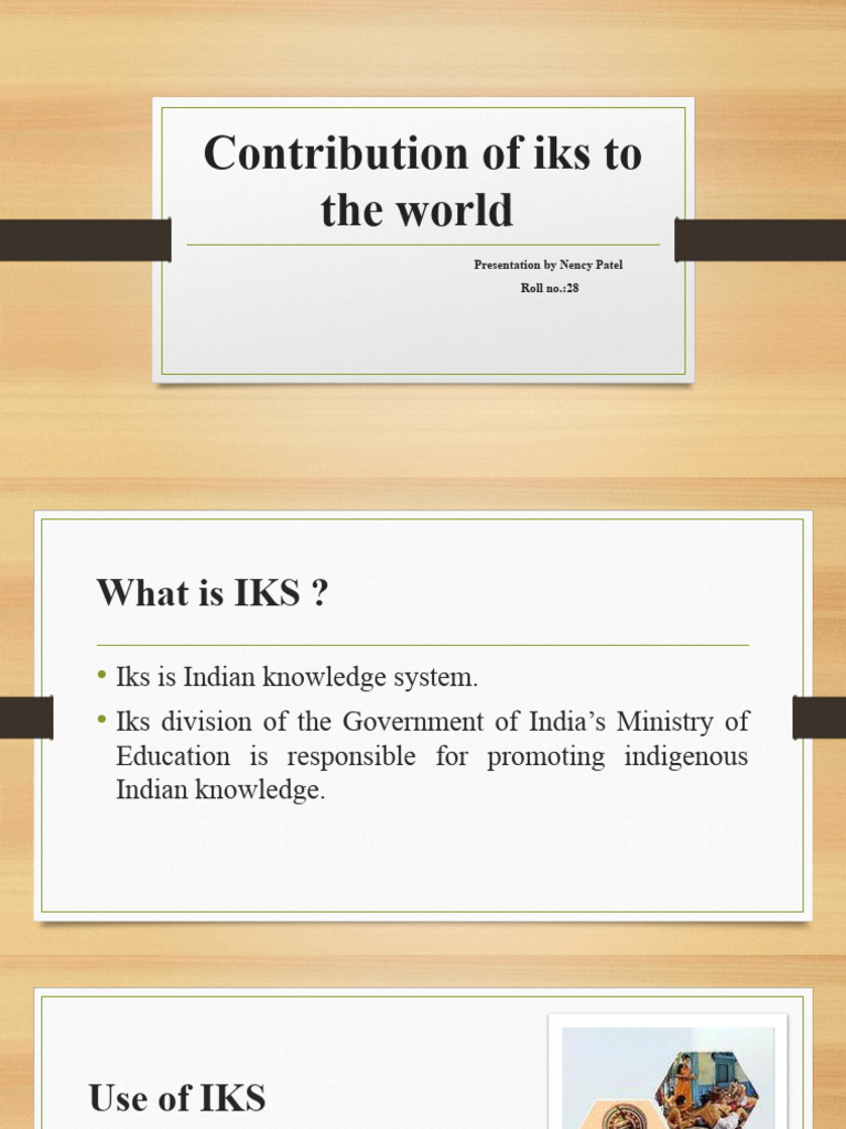 Contribution of Iks To The World by Nency Patel | PDF