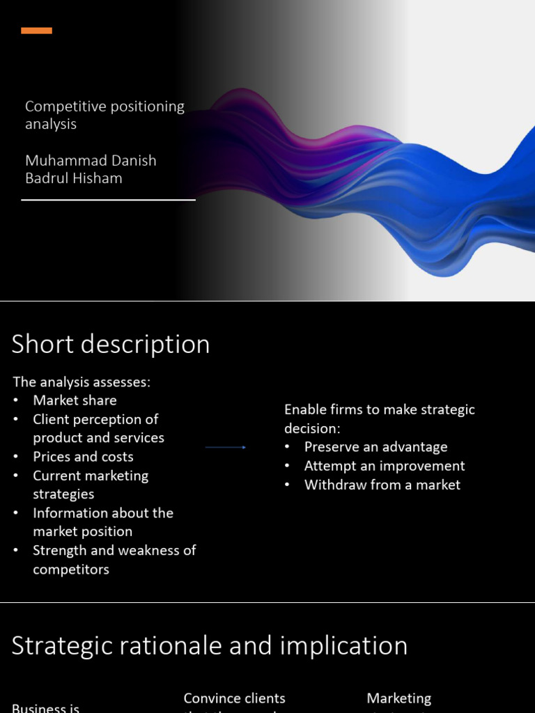 Danish Le 4 Competitive Positioning Analysis | PDF