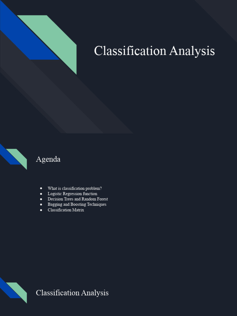 Classification Analysis | PDF | Statistical Classification | Regression Analysis