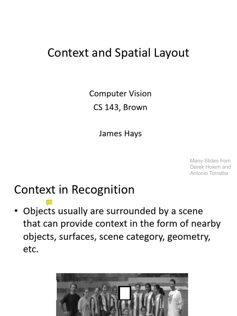 CV Lecture 08 Context | PDF