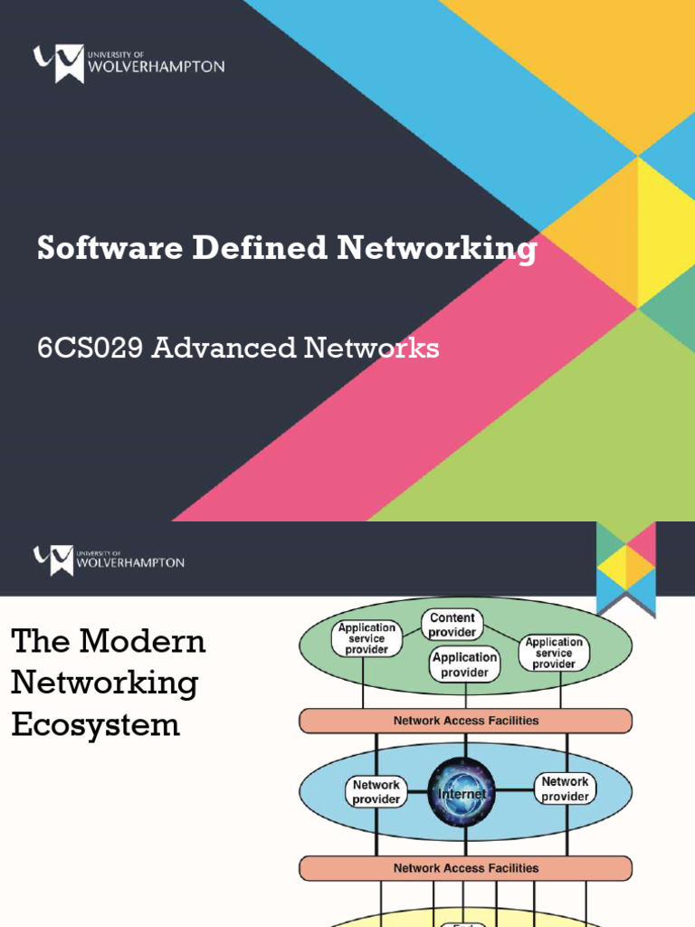 6CS029 Lecture 8 - SDN | PDF | Computer Network | Network Switch 6CS029 Lecture 8 - SDN | PDF | Computer Network | Network Switch