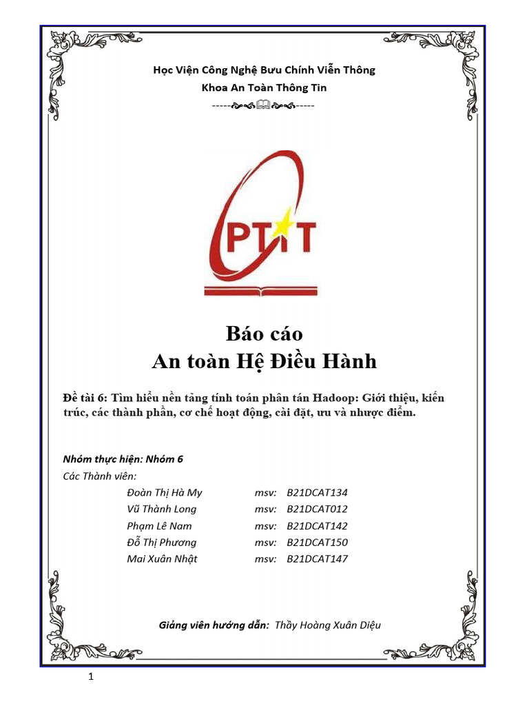 BTL - HDH Nhom 6 | PDF