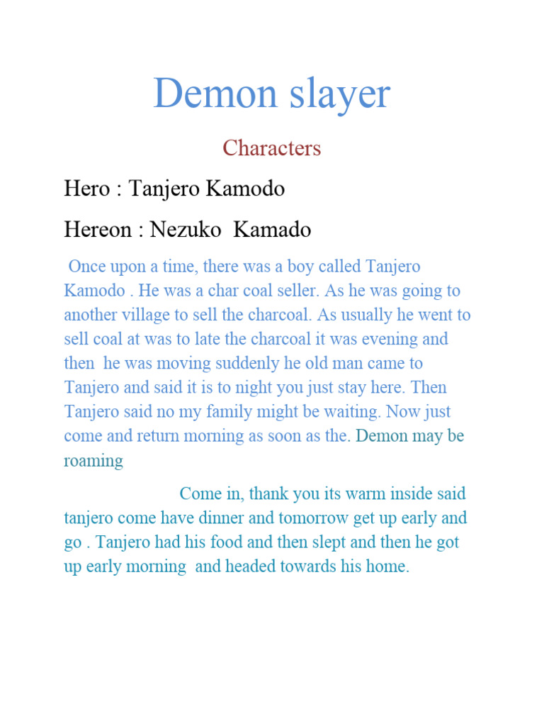 Demon Slayer | PDF