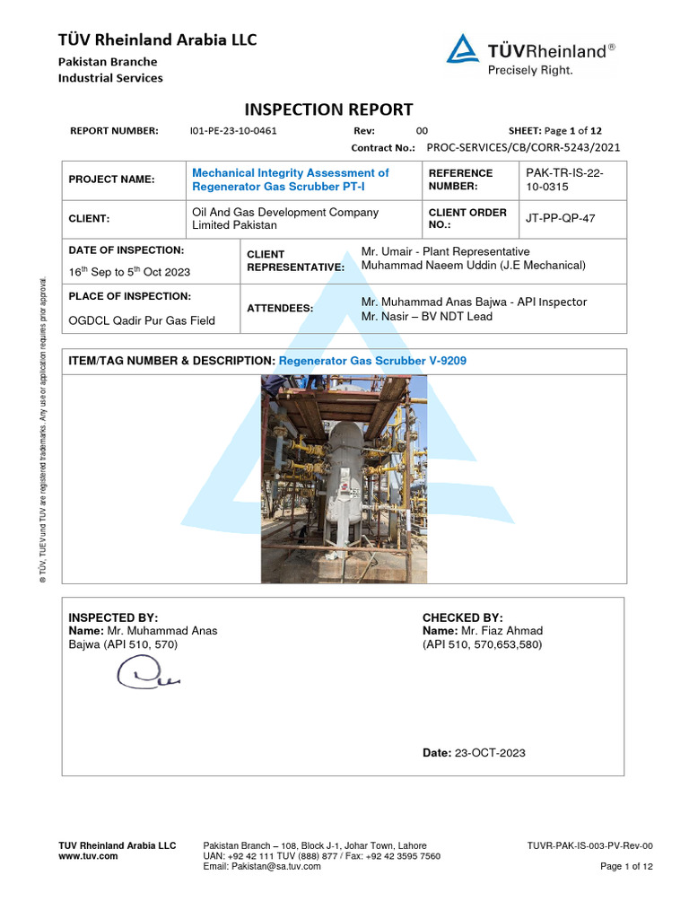 V-9209 Final Report | PDF | Mechanical Engineering | Physical Sciences