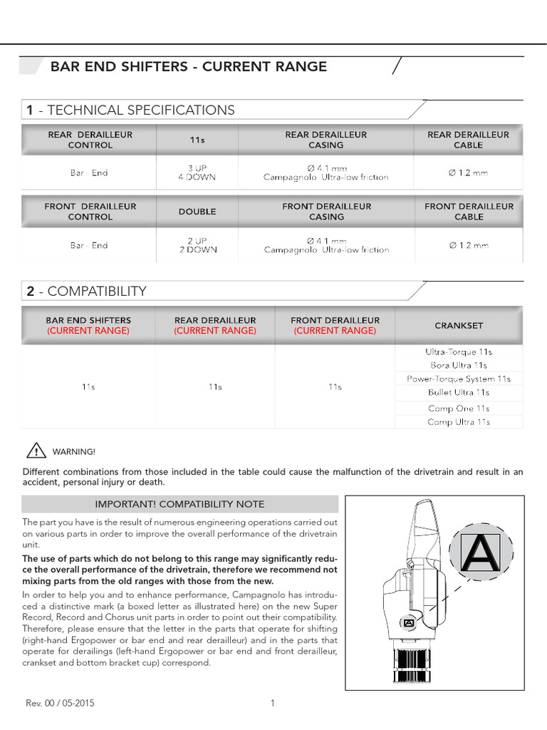 035 - 319 - Technical Manual - Mechanical Units Bar End Commands ...
