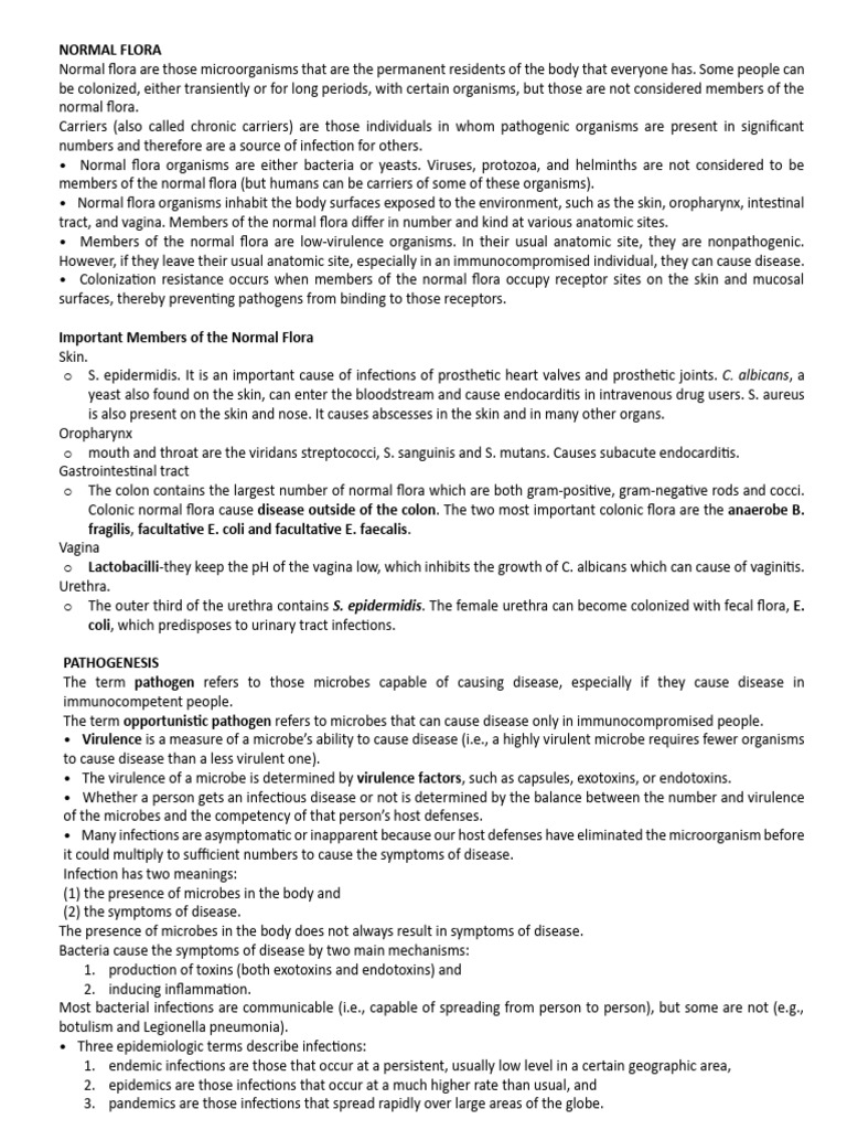 Normal Flora Lab Diagnosis Amb Testing | PDF