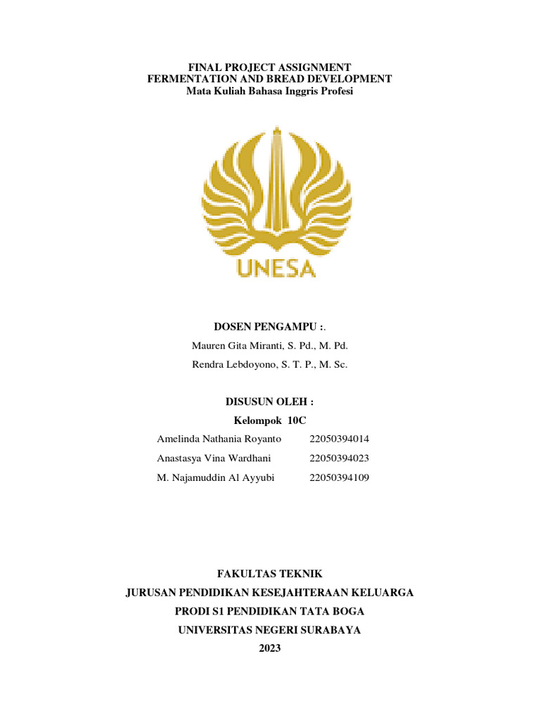 C - Kelompok 10 - Final Project Assignment | PDF