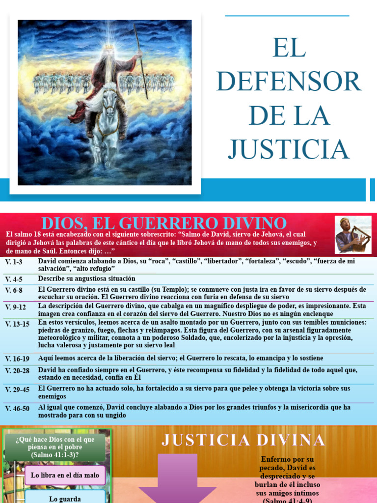 06 El Defensor de La Justicia | PDF | Salmos | Creencia religiosa y ...