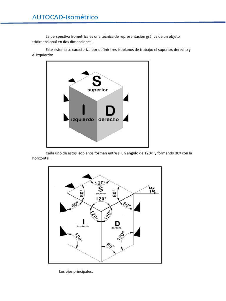 Isométricos en AutoCAD: Guía Práctica | PDF