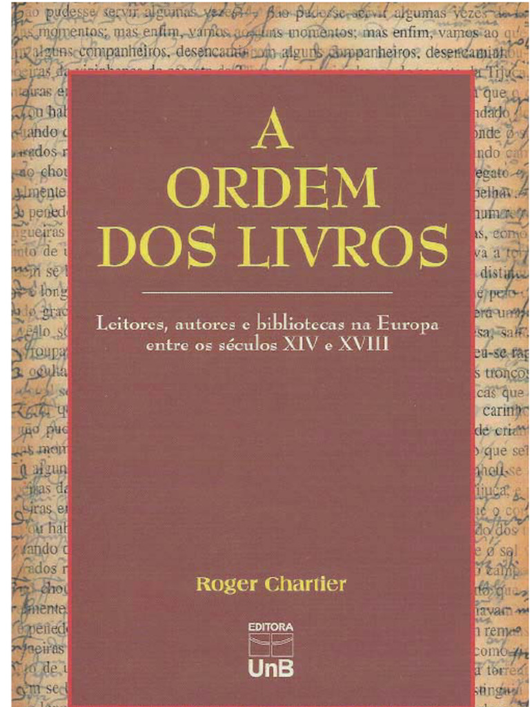 CHARTIER, Ordem Dos Livros | PDF