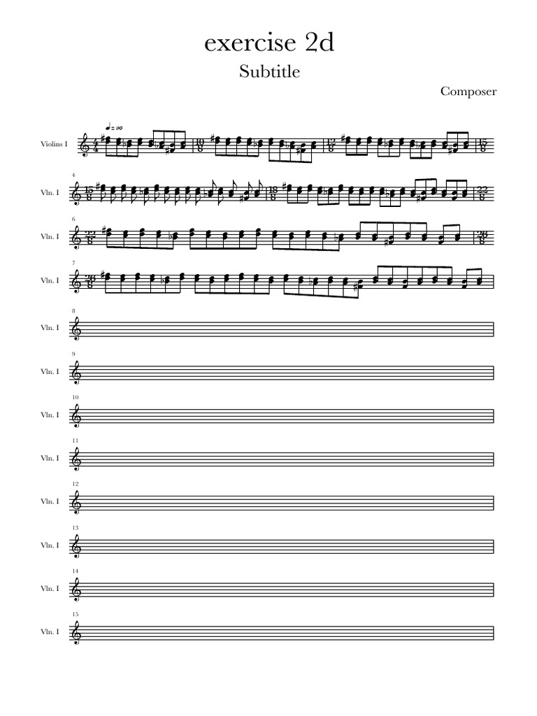 Exercise 2D | PDF Exercise 2D | PDF