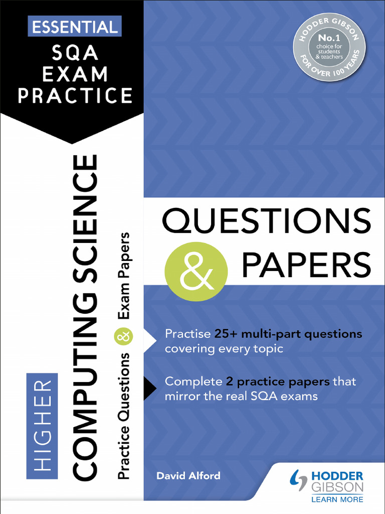 Essential SQA Exam Practice Questions and Papers Higher Computing ...