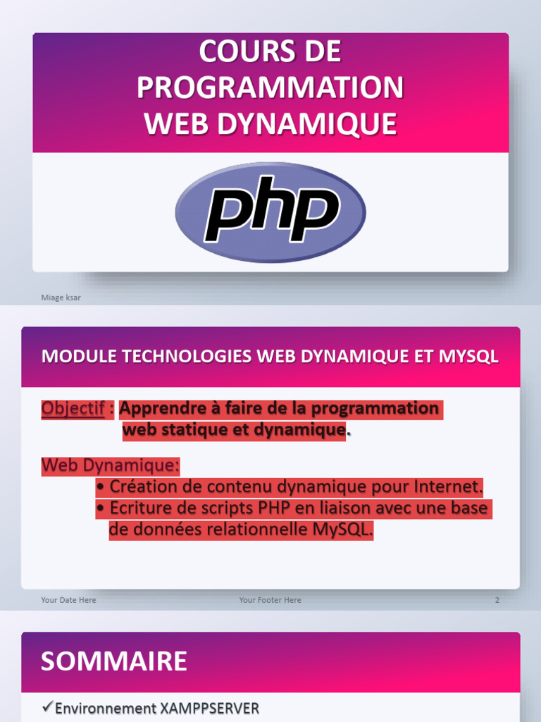 Cours1 php-1 | PDF